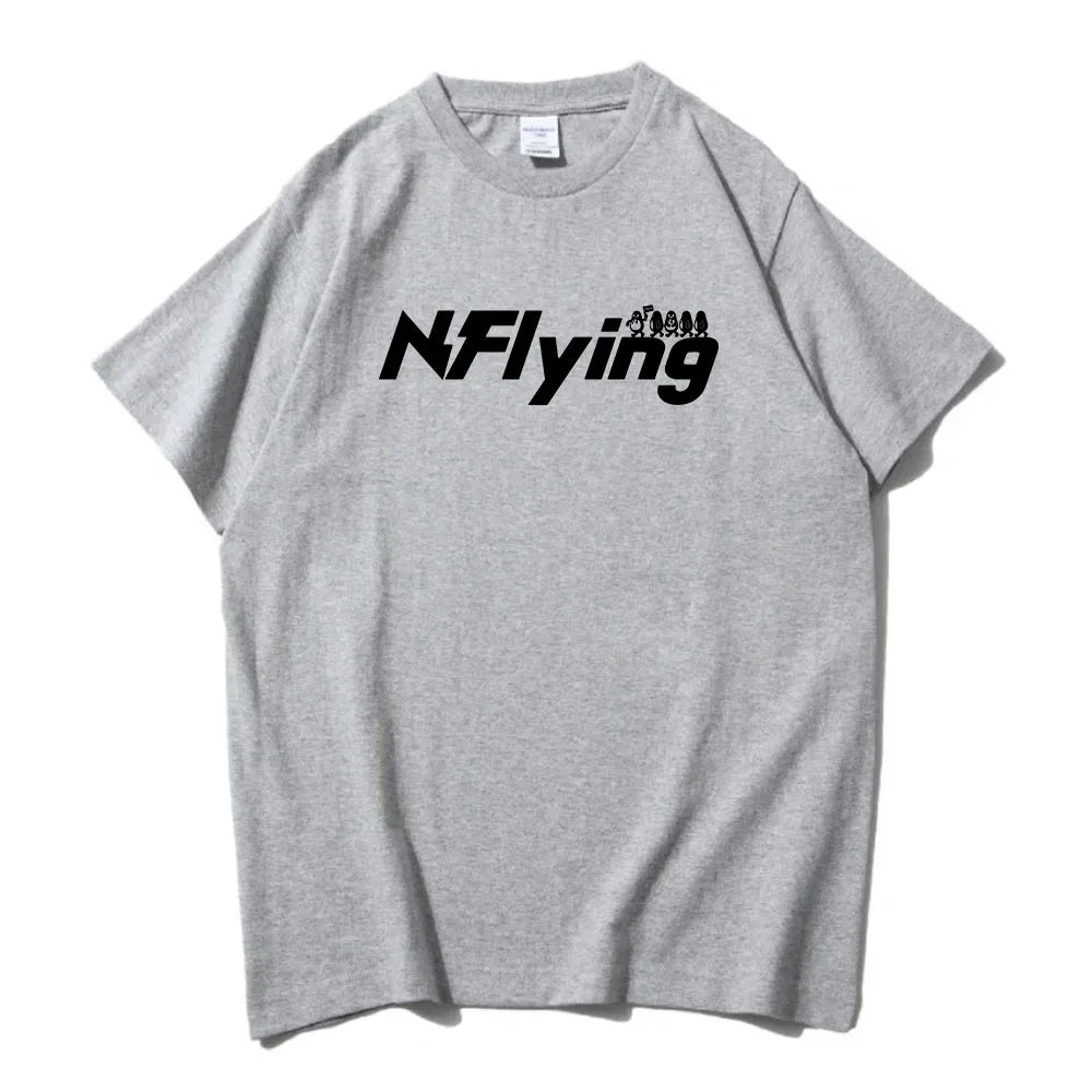 Fashion Band N.Flying Printing Tshirts Summer Loose Cotton Male T-shir ...